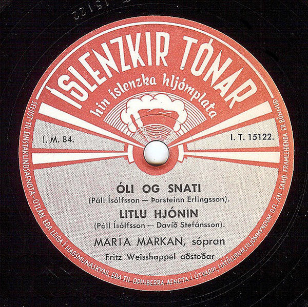 María Markan – Efni á plötum | Glatkistan