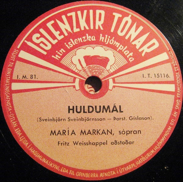 María Markan – Efni á plötum | Glatkistan