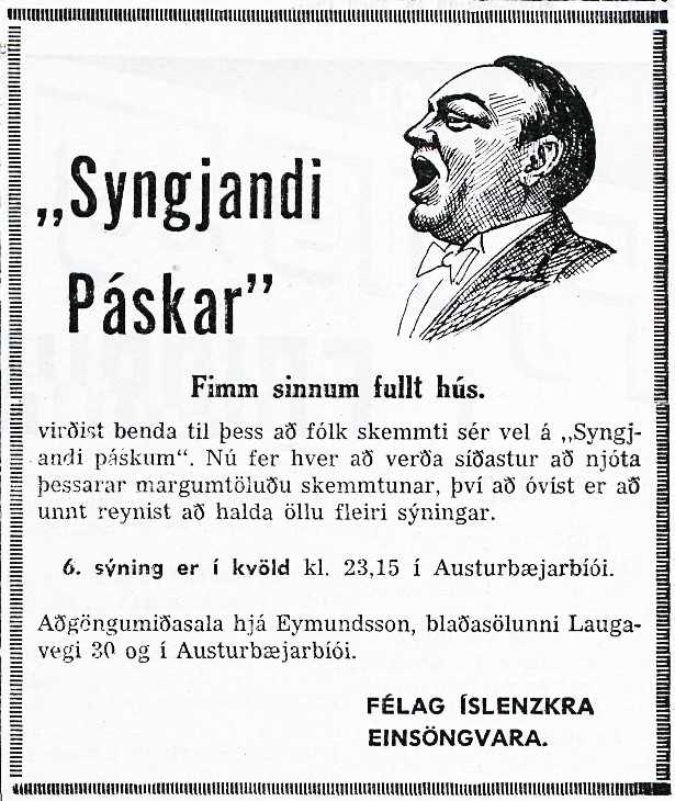 Félag íslenskra einsöngvara [félagsskapur] (1954-80) | Glatkistan